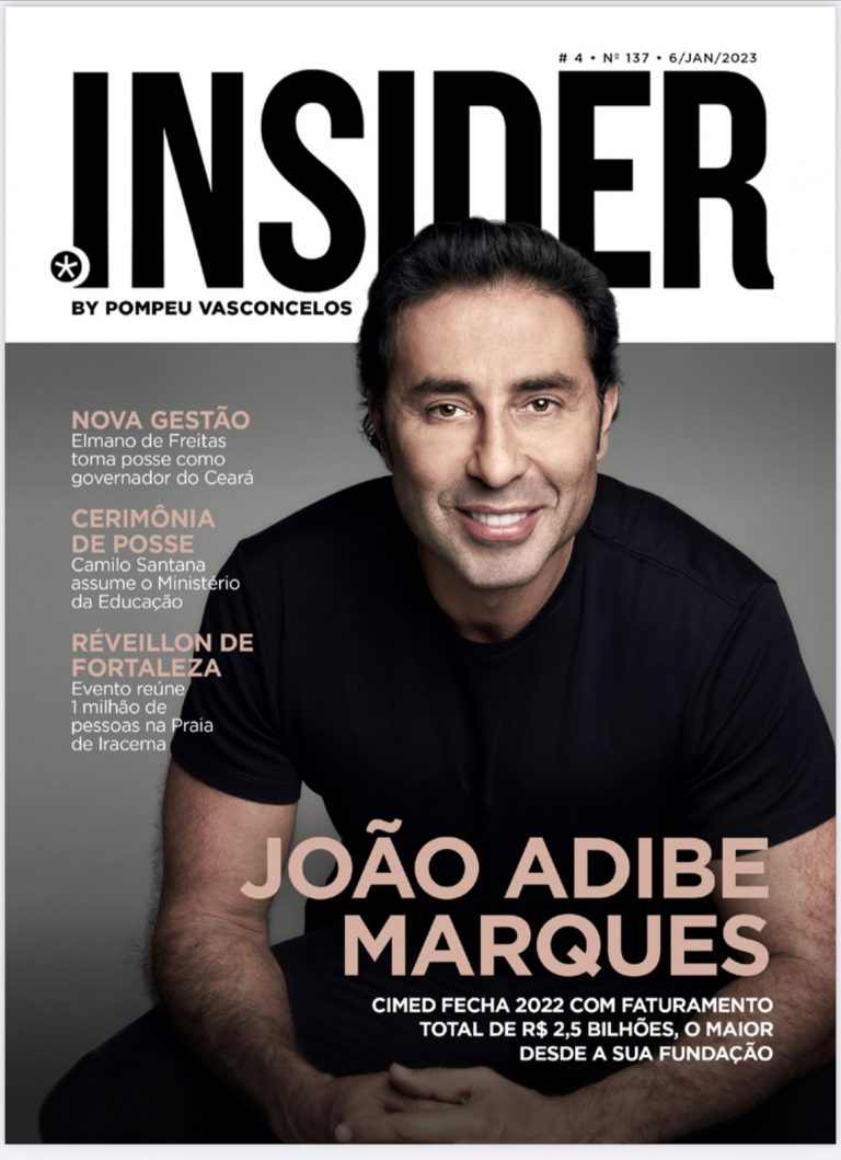 CEO do Grupo Cimed, João Adib, estampa a capa da nova edição da revista ...