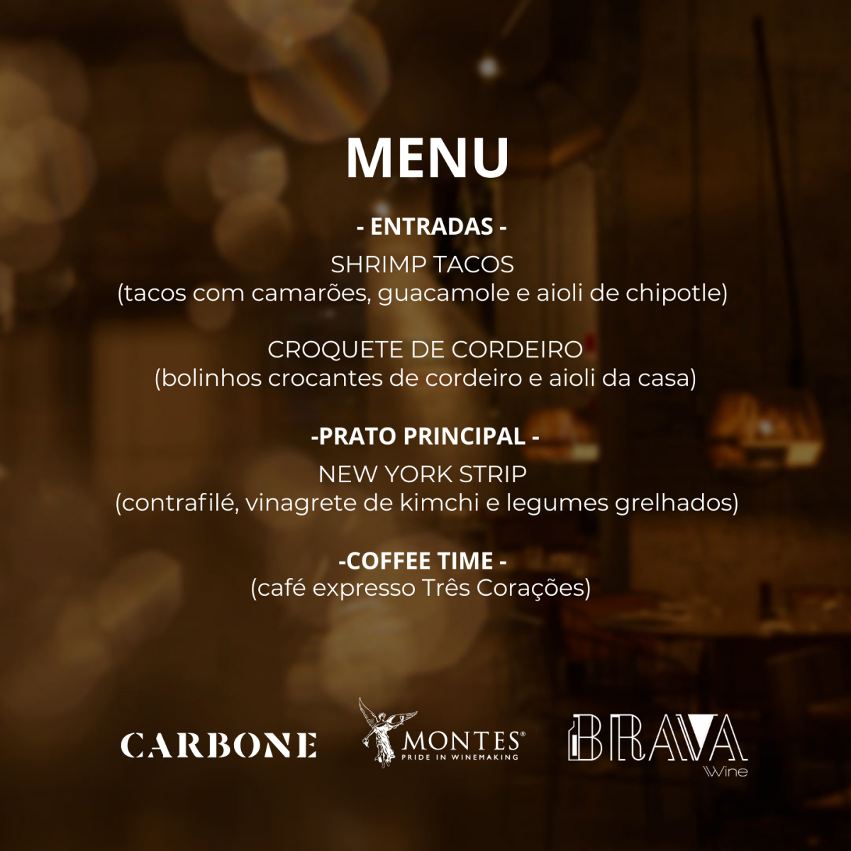 Carbone Steakhouse e Brava Wine realizam jantar harmonizado com a Brand ...
