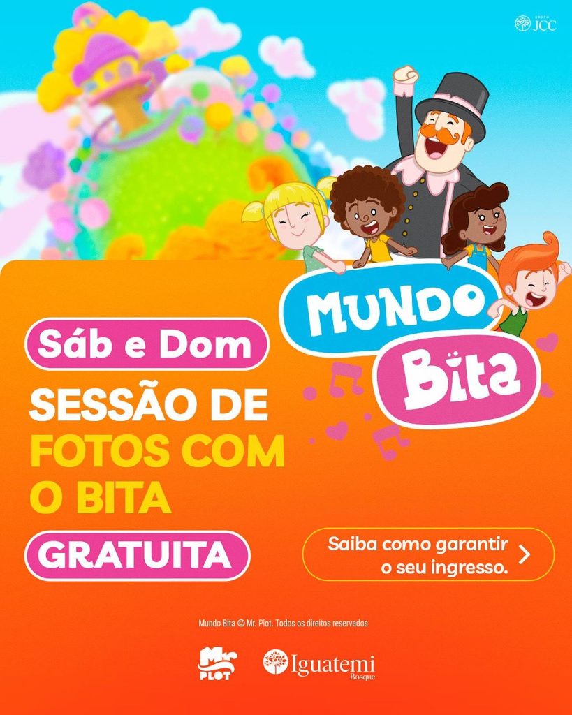 Iguatemi Bosque realiza meet and greet gratuito com personagem do Mundo ...