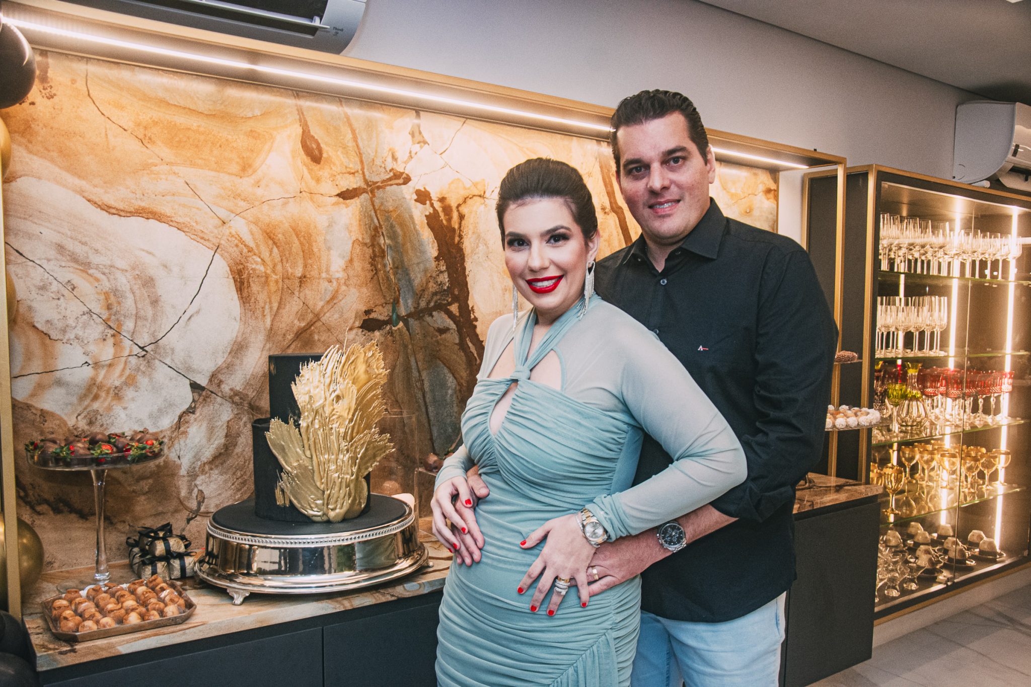 Luana e Carlos Henrique Dummar festejam a estreia dele nos 40 - Portal IN - Pompeu Vasconcelos ...