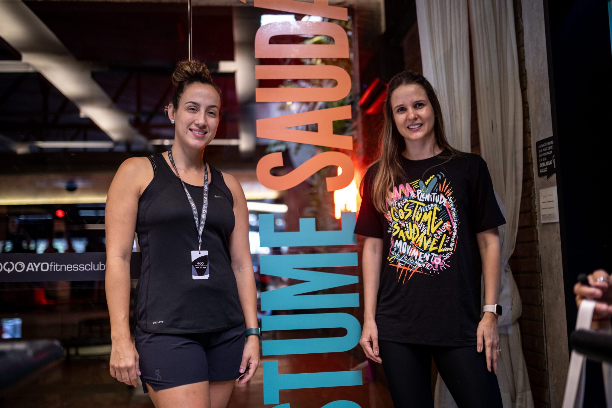 Sasha Reeves e Ana Luiza Ramalho promovem aulas na AYO Fitness em ...