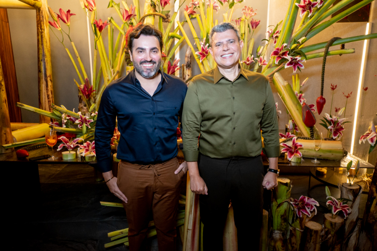 Abelardo e Fernando Targino promovem sofisticada Welcome Party para David Moura do Carmo e Johan ...