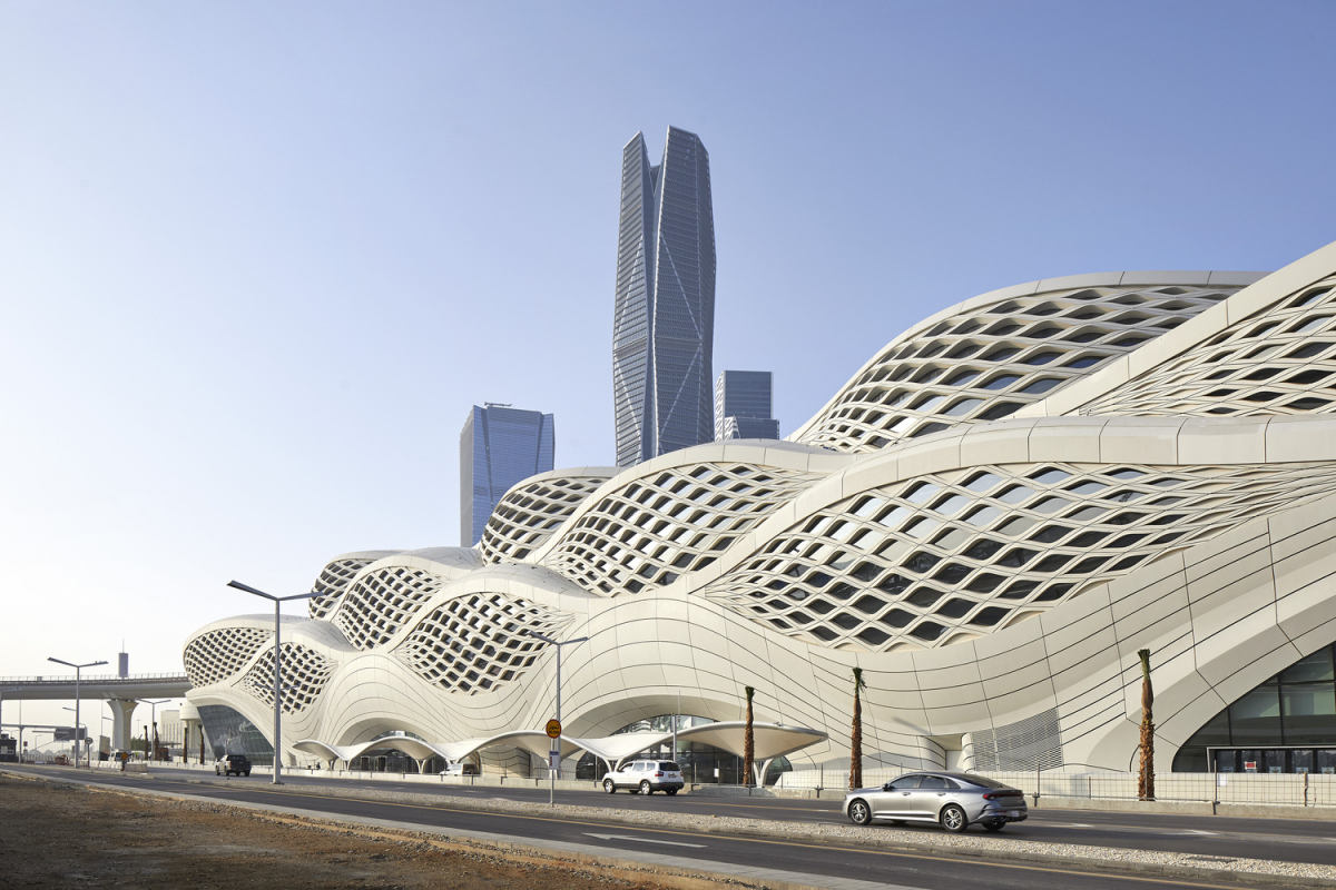 Estação de Metrô King Abdullah _- Arábia Saudita Por Zaha Hadid ...